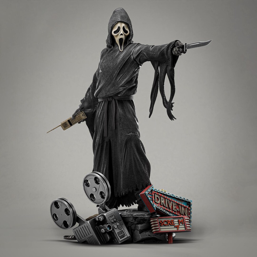 Ghostface STL Statue | 1/6 Scale | 3D Print File Model - Etsy
