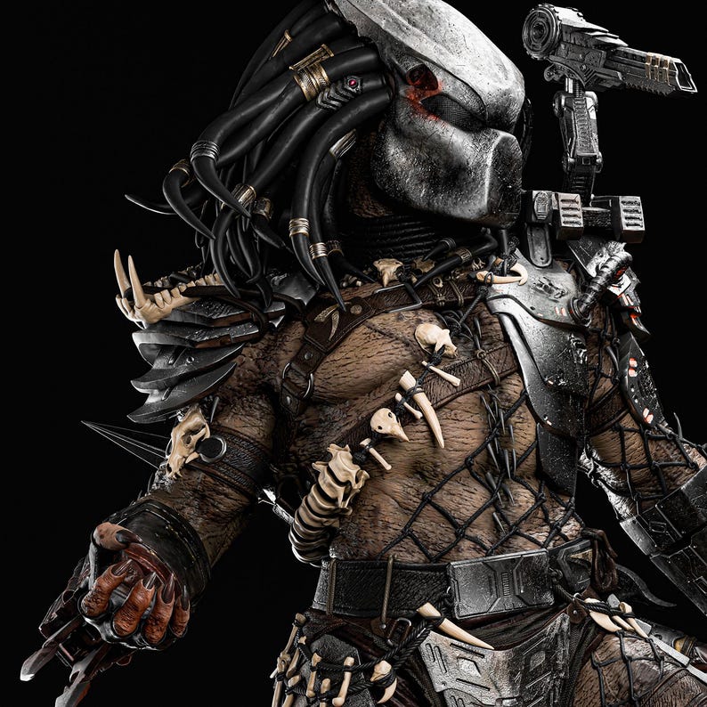 Predator - Movie STL 3D Print Model | Statue + Bust - Etsy