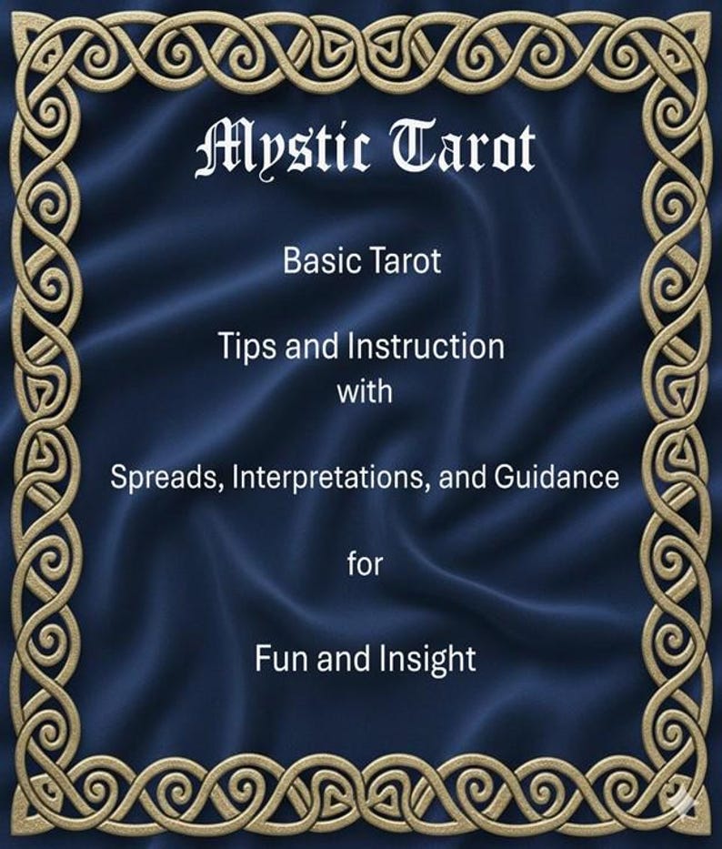 Complete Beginners Tarot Printable Guide | Original Layouts Samples ...