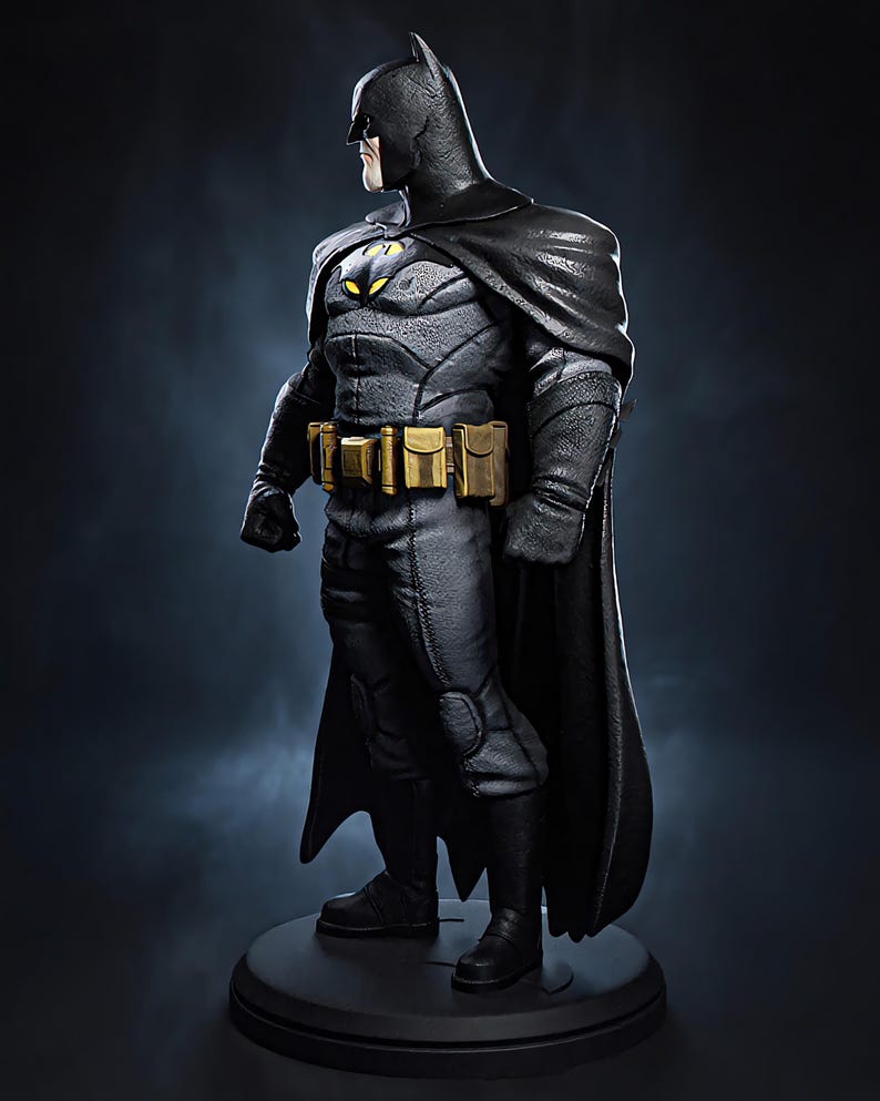 Midnight Vigilante Knight | Shadow Bat Sentinel STL | Urban Justice 3D ...