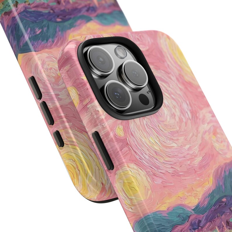 Snoopy Van Gogh Style Phone Case – Aesthetic Starry Sky Landscape ...