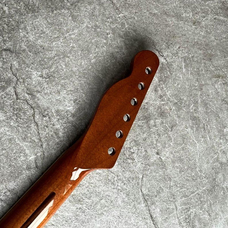 Telecaster Roasted Replacement Neck Block Inlays 21 Fretboard! - Etsy