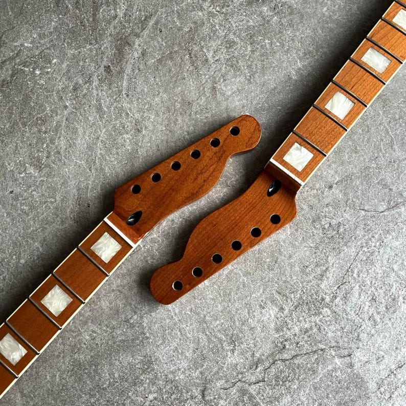 Telecaster Roasted Replacement Neck Block Inlays 21 Fretboard! - Etsy