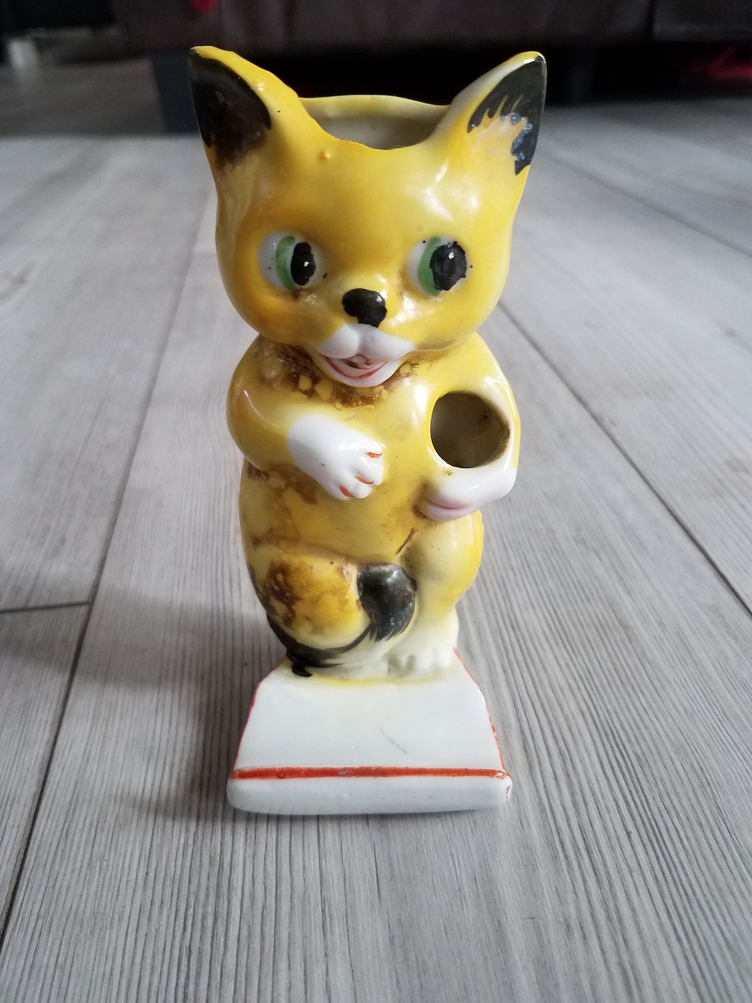 50s Japanese Cat Toothbrush Holder - Etsy