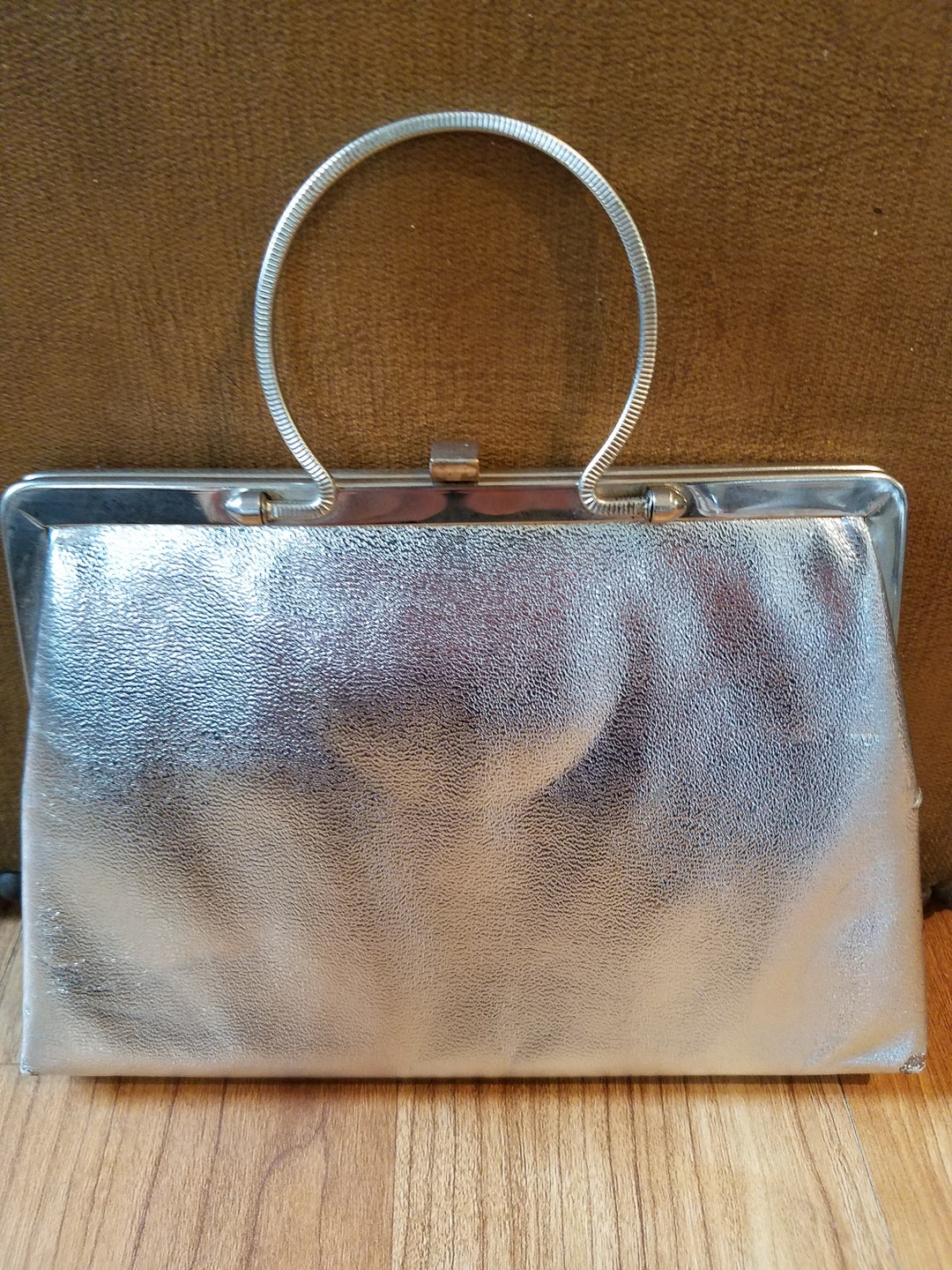 50s / 60s Silver and Metal Joseph Magnin Wristlet Evening - Etsy