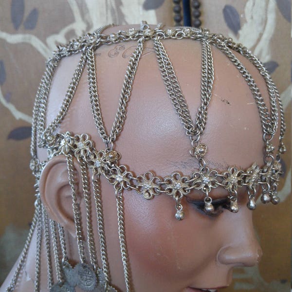 Silver Head Piece - Etsy