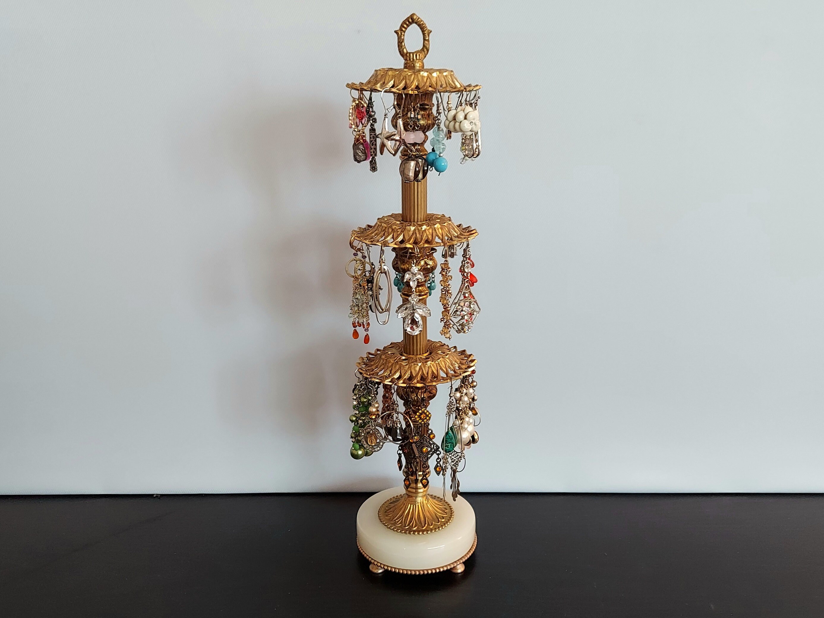 FABULOUS Revolving 72 Pair Earring Holder from Vintage Hollywood ...