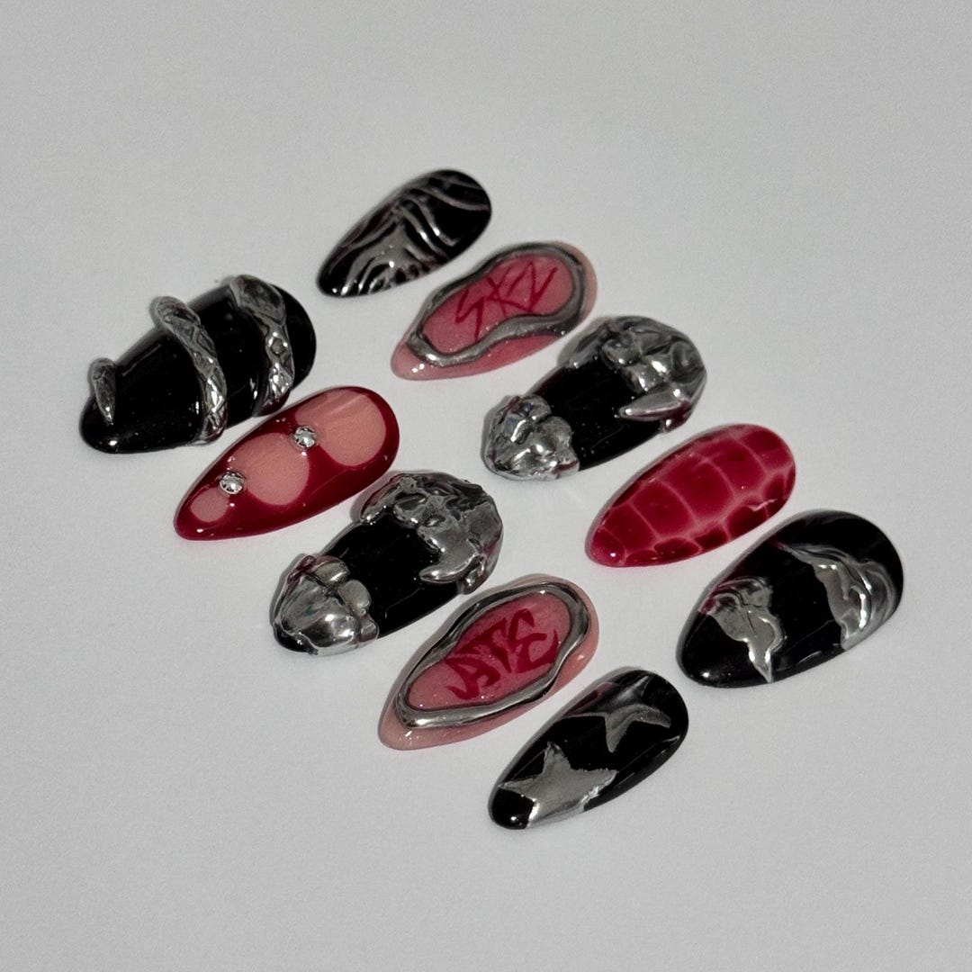 Stray Kids Ate Album Dominate Tour Inspired Gel Press on Nails - Etsy