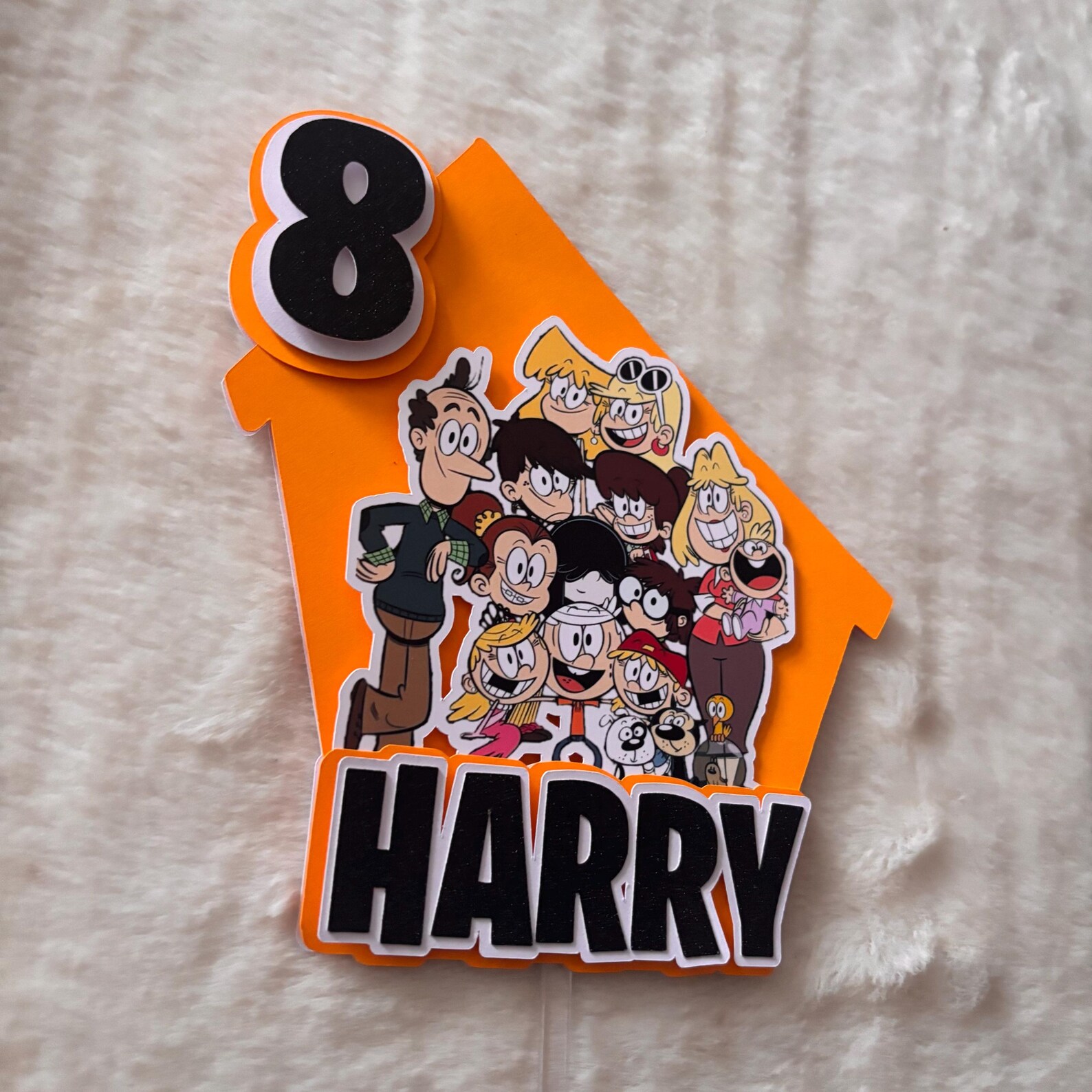 Loud House Cake Topper, Personalized Party Decoration - Etsy