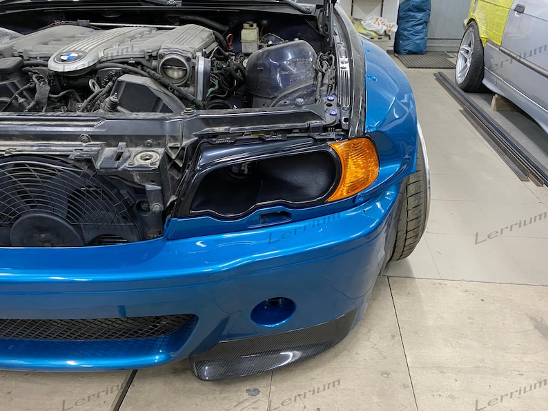 BMW E46 M3 Headlight Duct 3" Cold Air Intake Left Side - Etsy