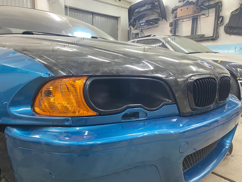 BMW E46 M3 Headlight Duct 3" Cold Air Intake Right Side - Etsy