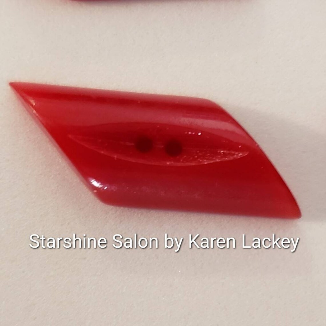 Vintage Lucite Red Licorice Buttons Sew Through Set of 12 - Etsy