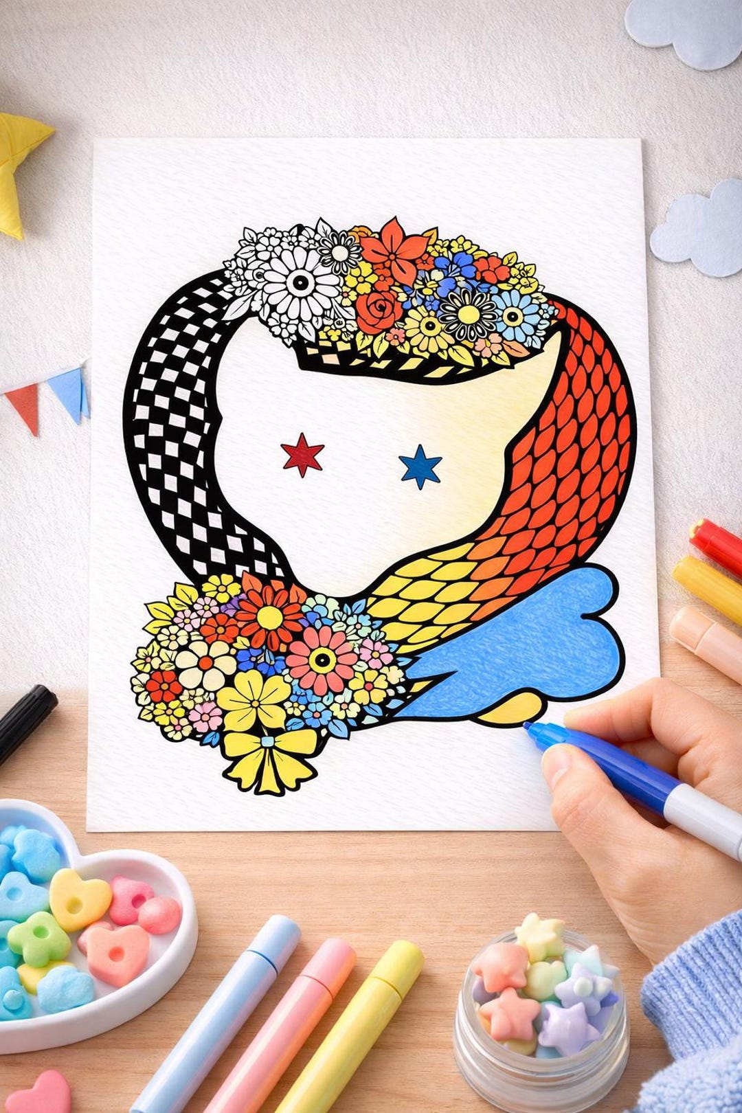 Anti-stress Printable Coloring Pages – Floral Calm Art, 3 Pages ...