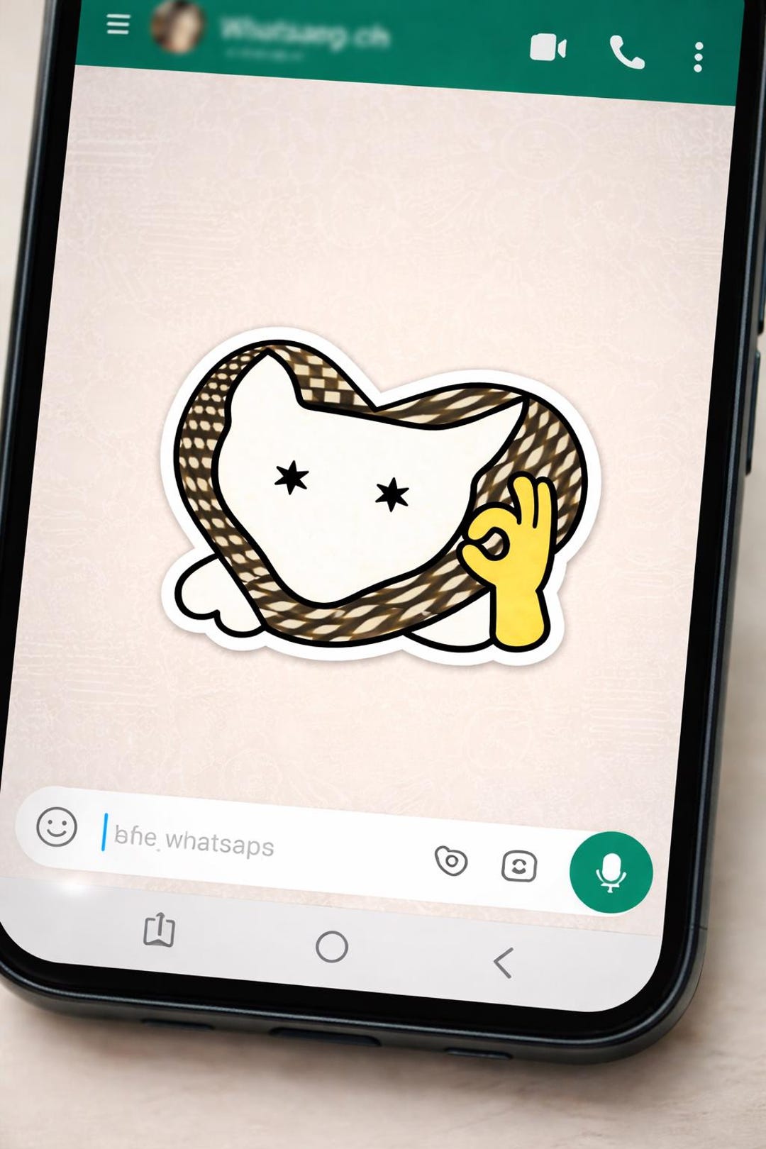 MOJO Wordless Hand Sign | Whatsapp Digital Sticker | Instant Download ...