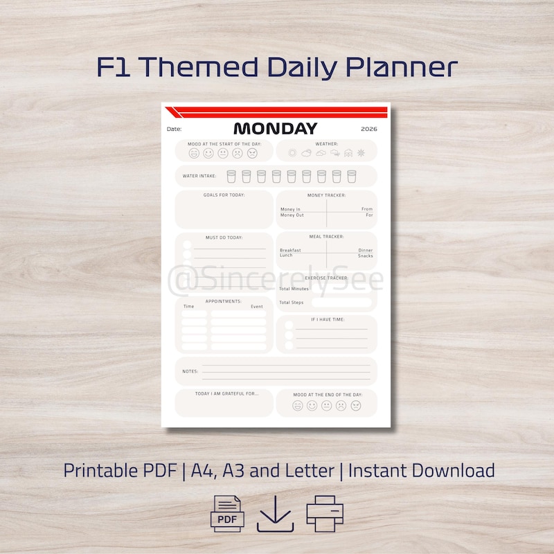 F1 adhd kalender - Etsy.de