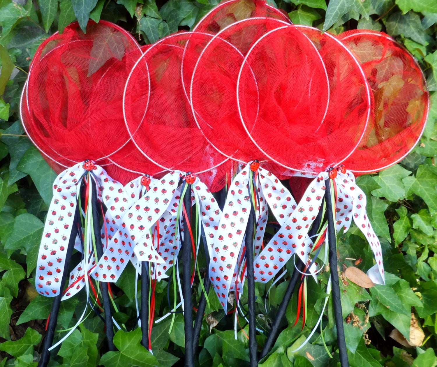 Ladybug Nets, Butterfly Nets, Birthday Party Favors - Etsy
