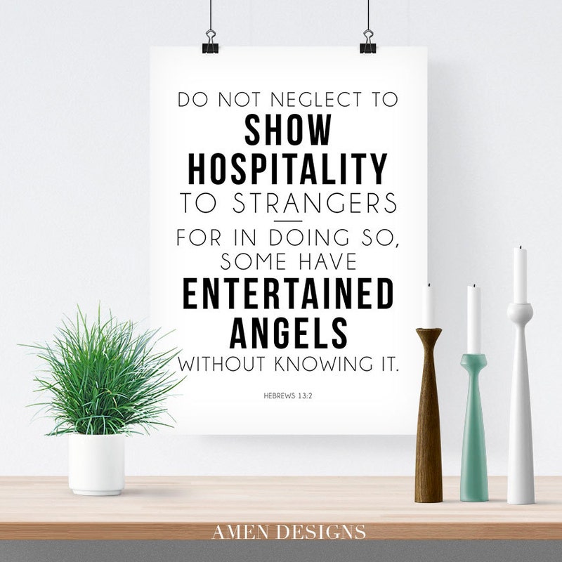 Hebrews 13 2 - Etsy