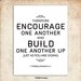 Build One Another Up. 1 Thessalonians 5:11. 8x10 DIY Printable ...