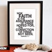 Faith. Hebrews 11:1. 8x10. DIY Printable Christian Poster. Bible Verse ...