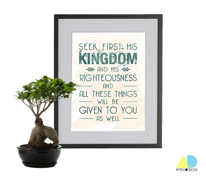 Do Not Be Anxious Triptych. Matthew 6:25-34. DIY. JPEG. 8x10 Printable ...