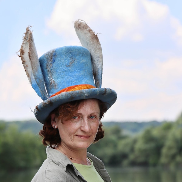 White Rabbit Top Hat - Etsy