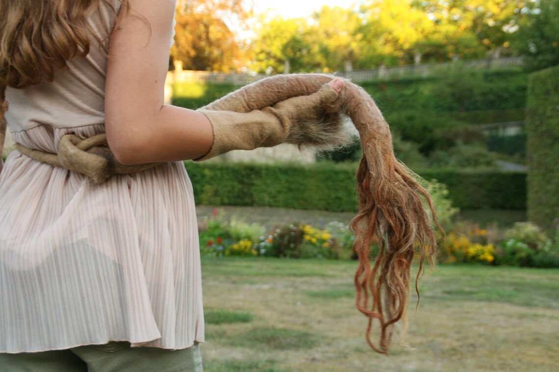 Realistic Looking Felted Lion Tail With a Pretty Tassel. Tail - Etsy