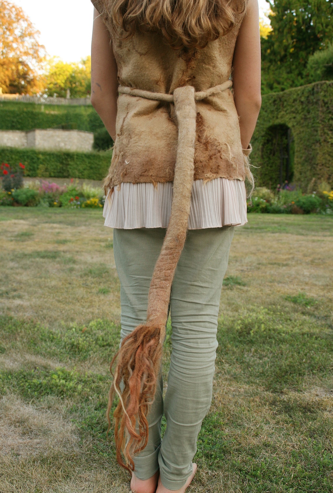 Realistic Looking Felted Lion Tail With a Pretty Tassel. Tail - Etsy