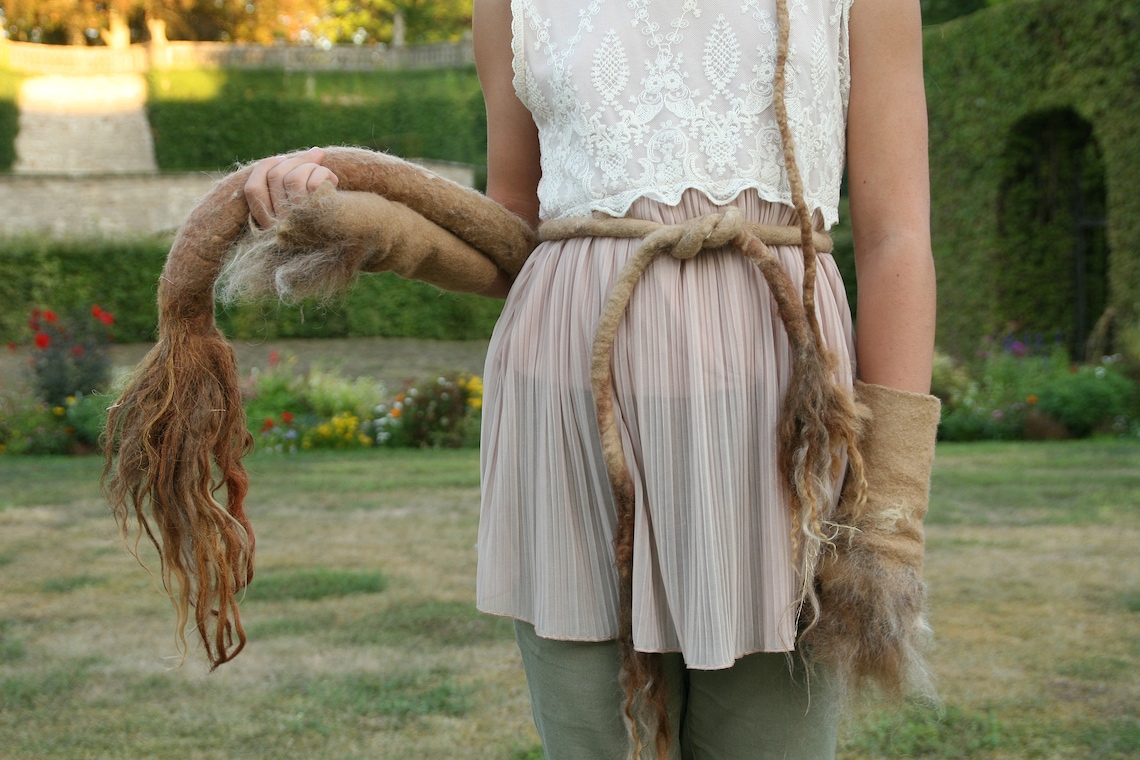 Realistic Looking Felted Lion Tail With a Pretty Tassel. Tail - Etsy