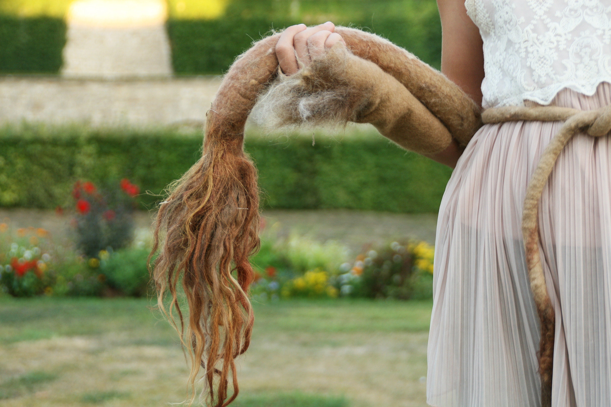 Realistic Looking Felted Lion Tail With a Pretty Tassel. Tail for Lion ...