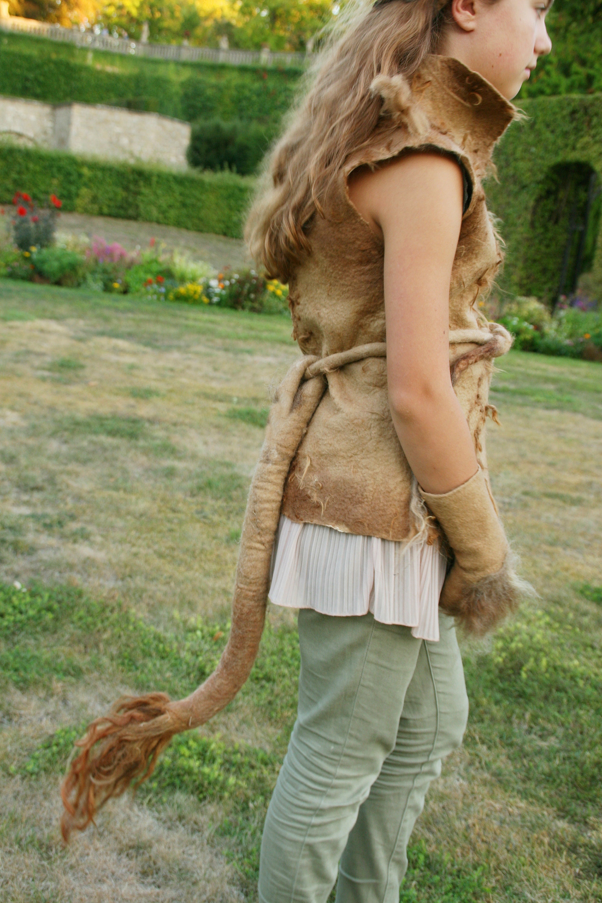 Realistic Looking Felted Lion Tail With a Pretty Tassel. Tail for Lion ...