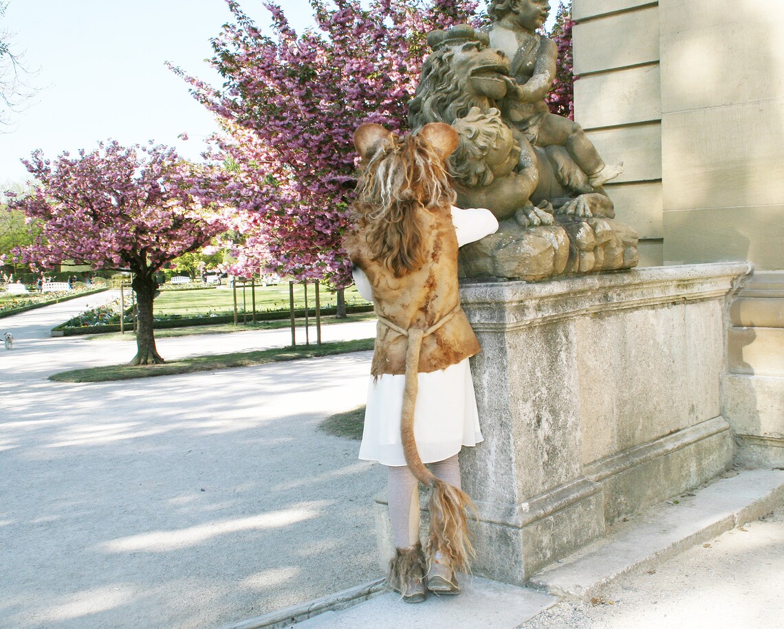 Realistic Looking Felted Lion Tail With a Pretty Tassel. Tail - Etsy