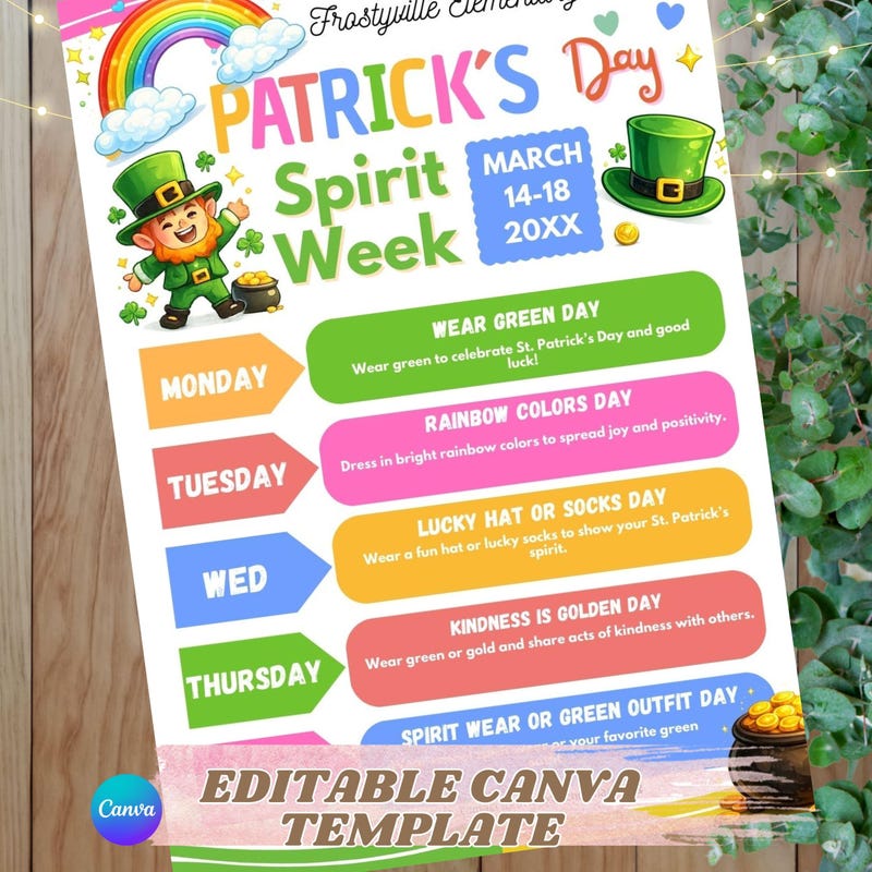 St Patricks Spirit Week - Etsy