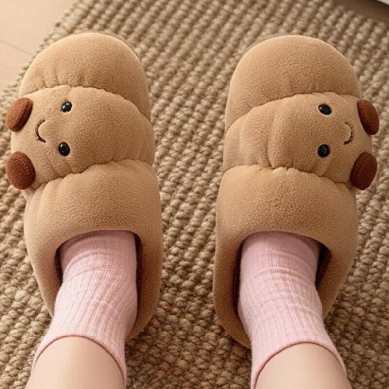 Croissant Slippers - Etsy