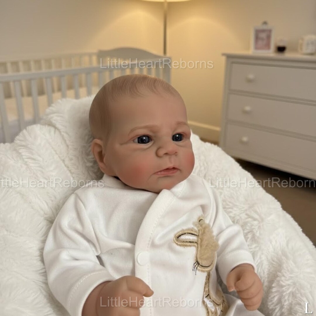 19 Inch Awake Reborn Baby | Hand Painted Newborn | Soft Cloth Body ...
