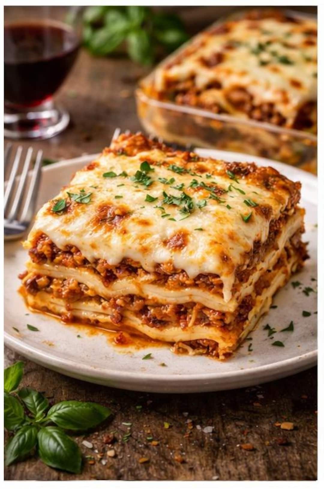 Classic Beef Lasagna | Italian Comfort Food | Layered Pasta Bake ...