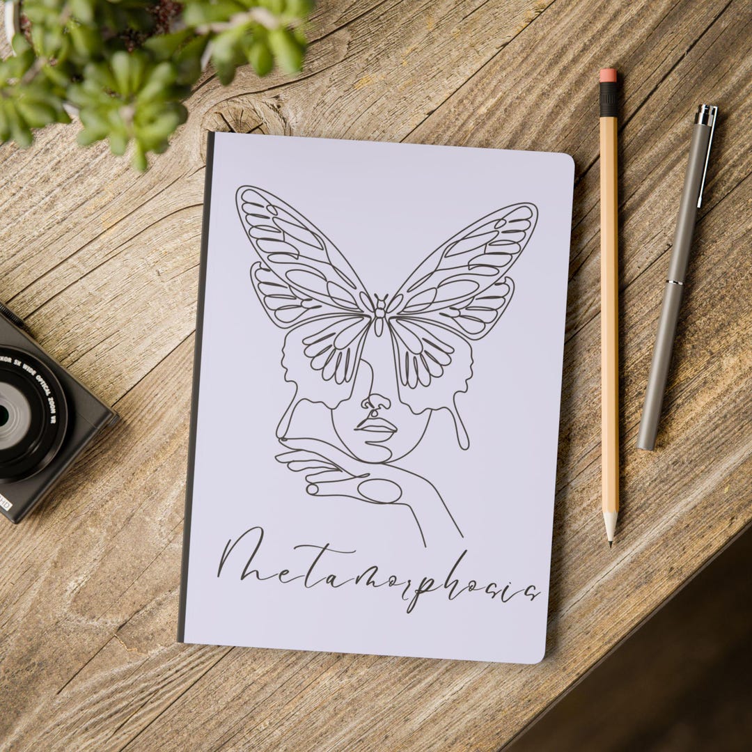 Butterfly Face Metamorphosis Journal | Softcover Notebook ...