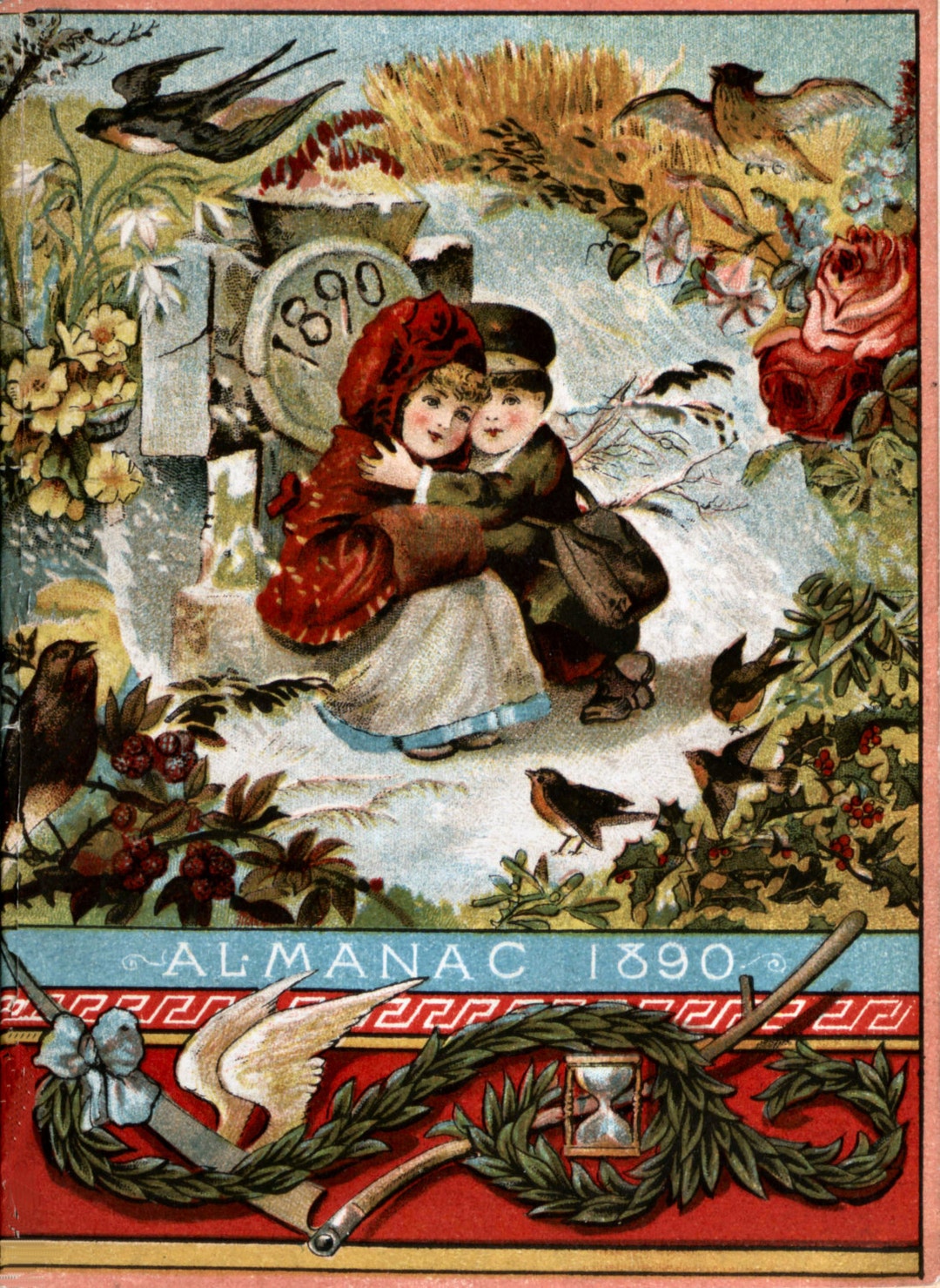 Almanac 1890 11x17 Advertising Reproduction Print Vintage #3 - Etsy