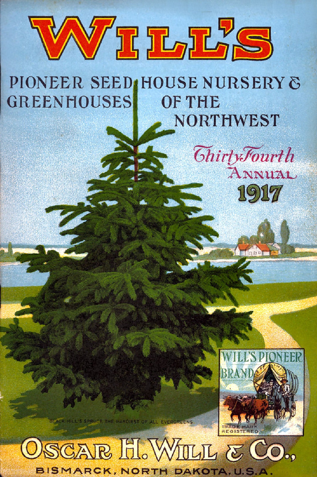 Will's 1917 Pioneer Seed House Nursery and Greenhouses Seed Company ...