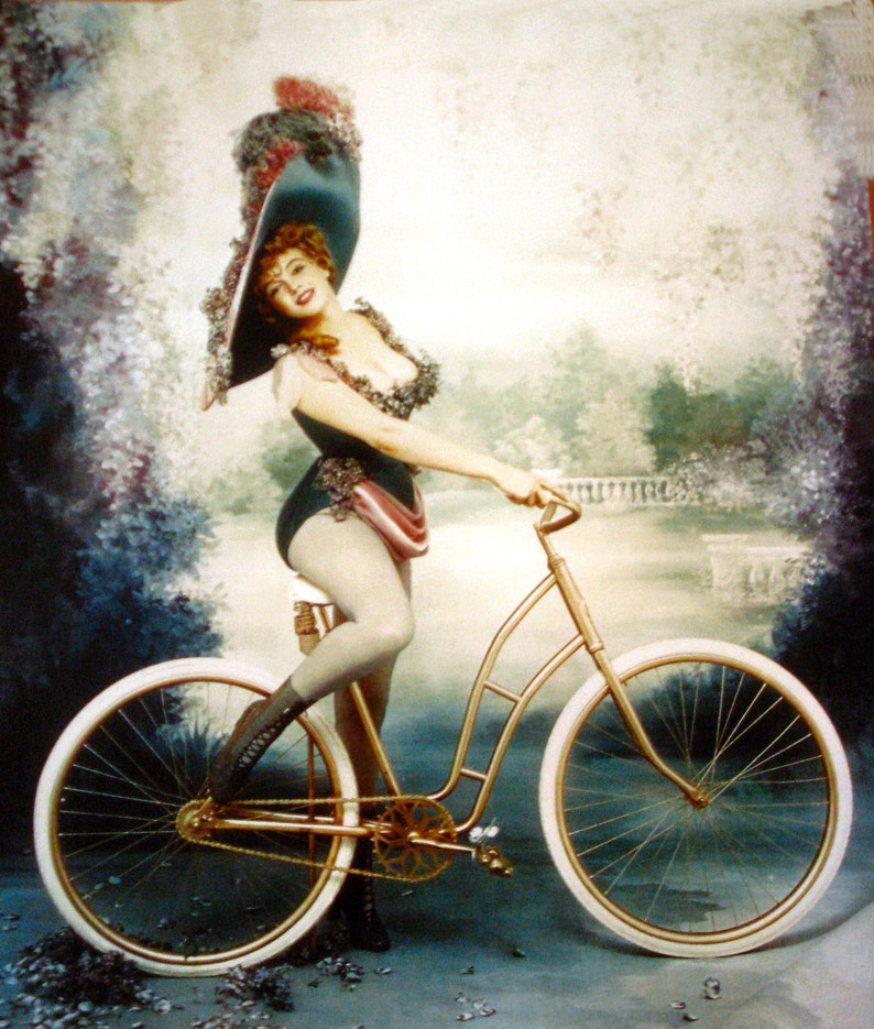Cycle Performer Circus Vibrant Colors 11 X 17 Reproduction Etsy