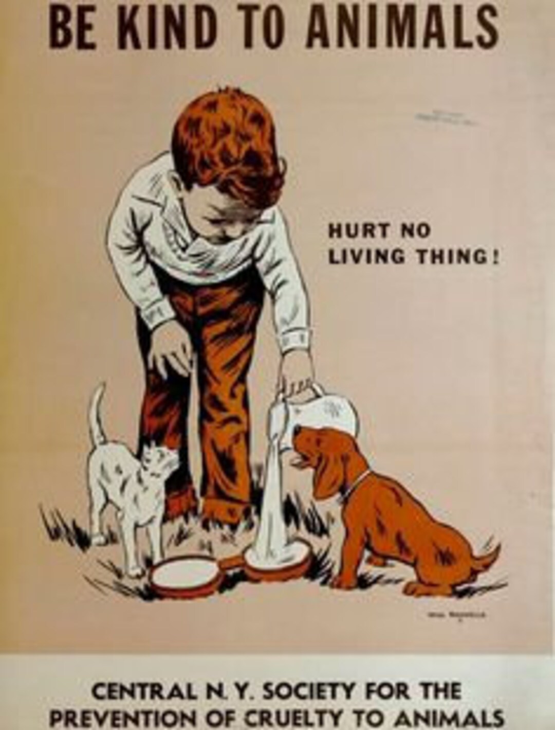 Be Kind to Animals 11 X 14 Print Dogs Cats Pets #3 - Etsy