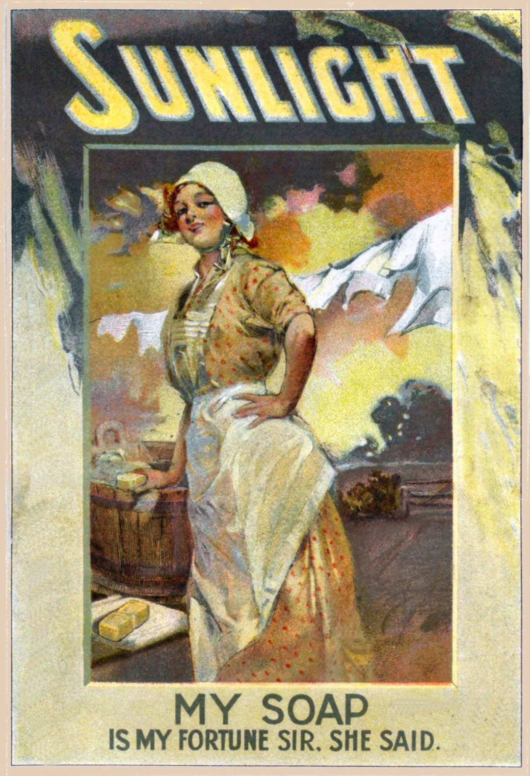 Sunlight Soap 12 11x17 Advertising Reproduction Print Vintage - Etsy