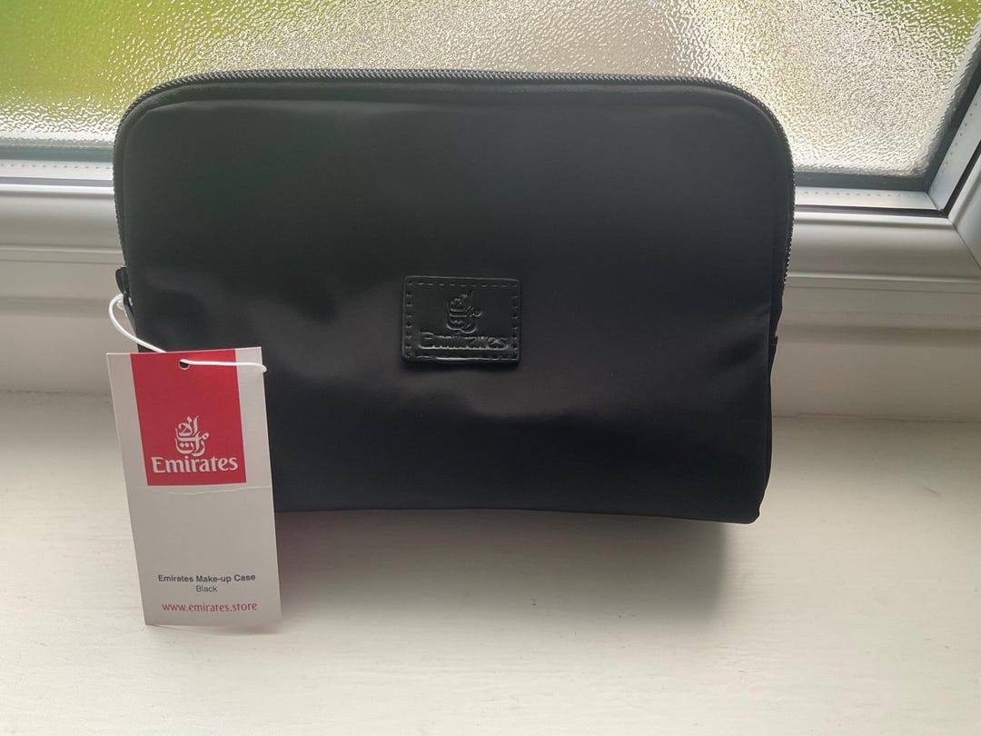 Emirates Airline Travel Toiletry Bag – Black - Etsy