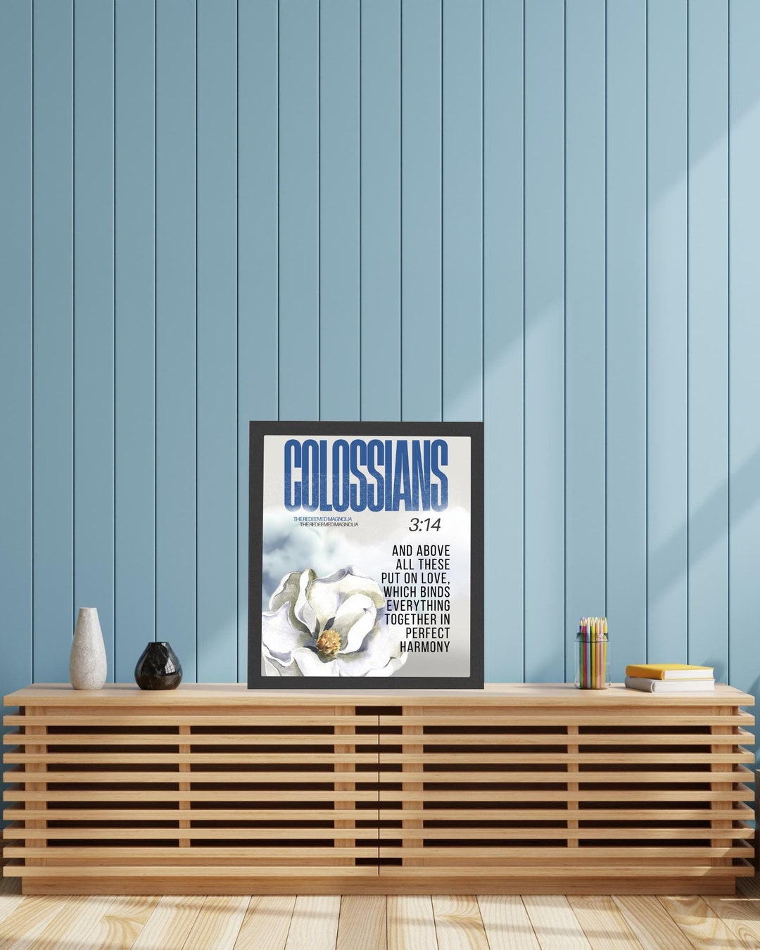 Modern Colossians 3:14 Digital Print - Etsy