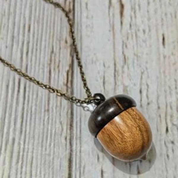Acorn Locket - Etsy