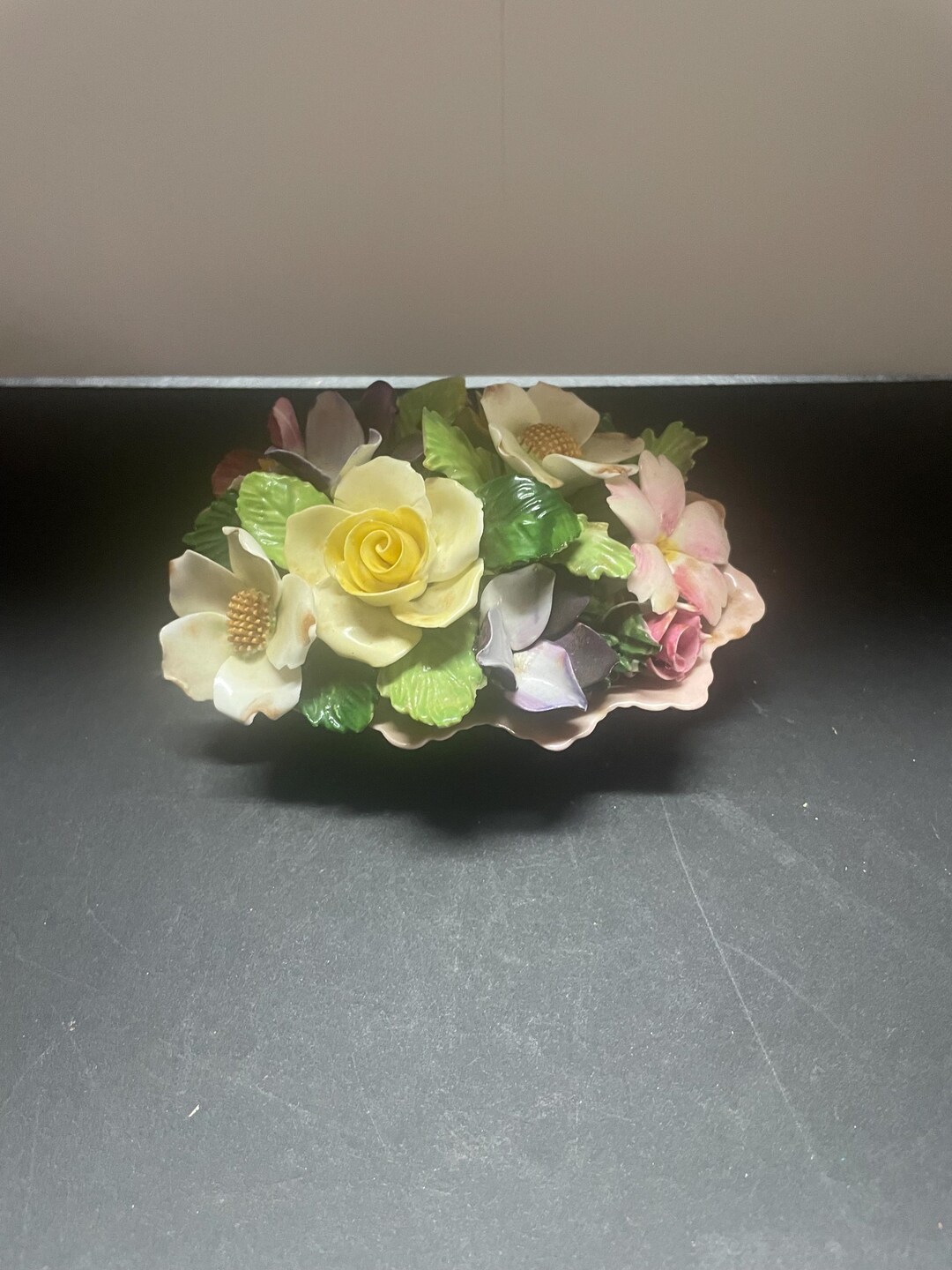 Adderly Bone China Floral Figurine - Etsy