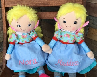 Personalized Rag Doll - Etsy