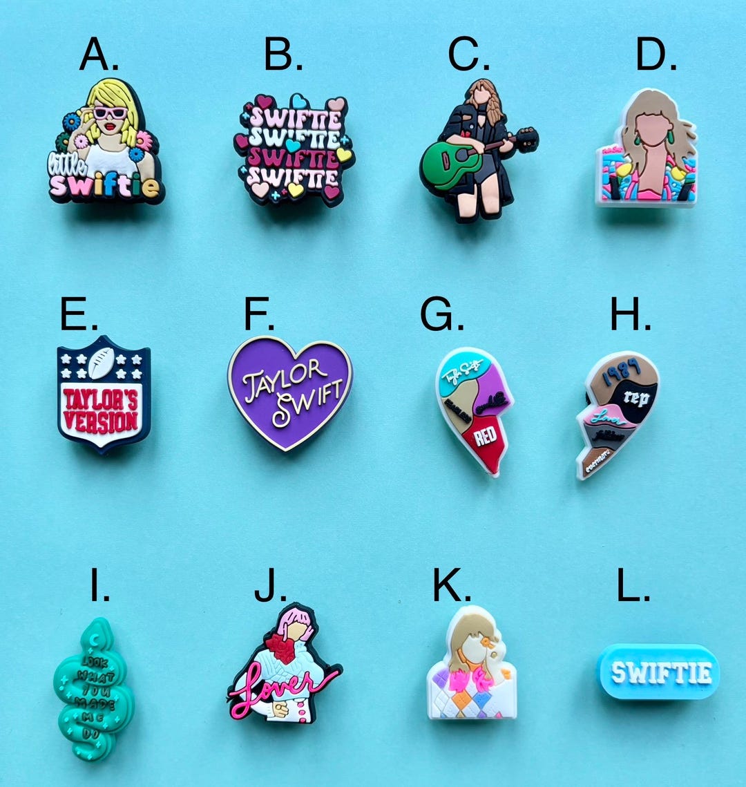 Pop Star Croc Charms - Etsy