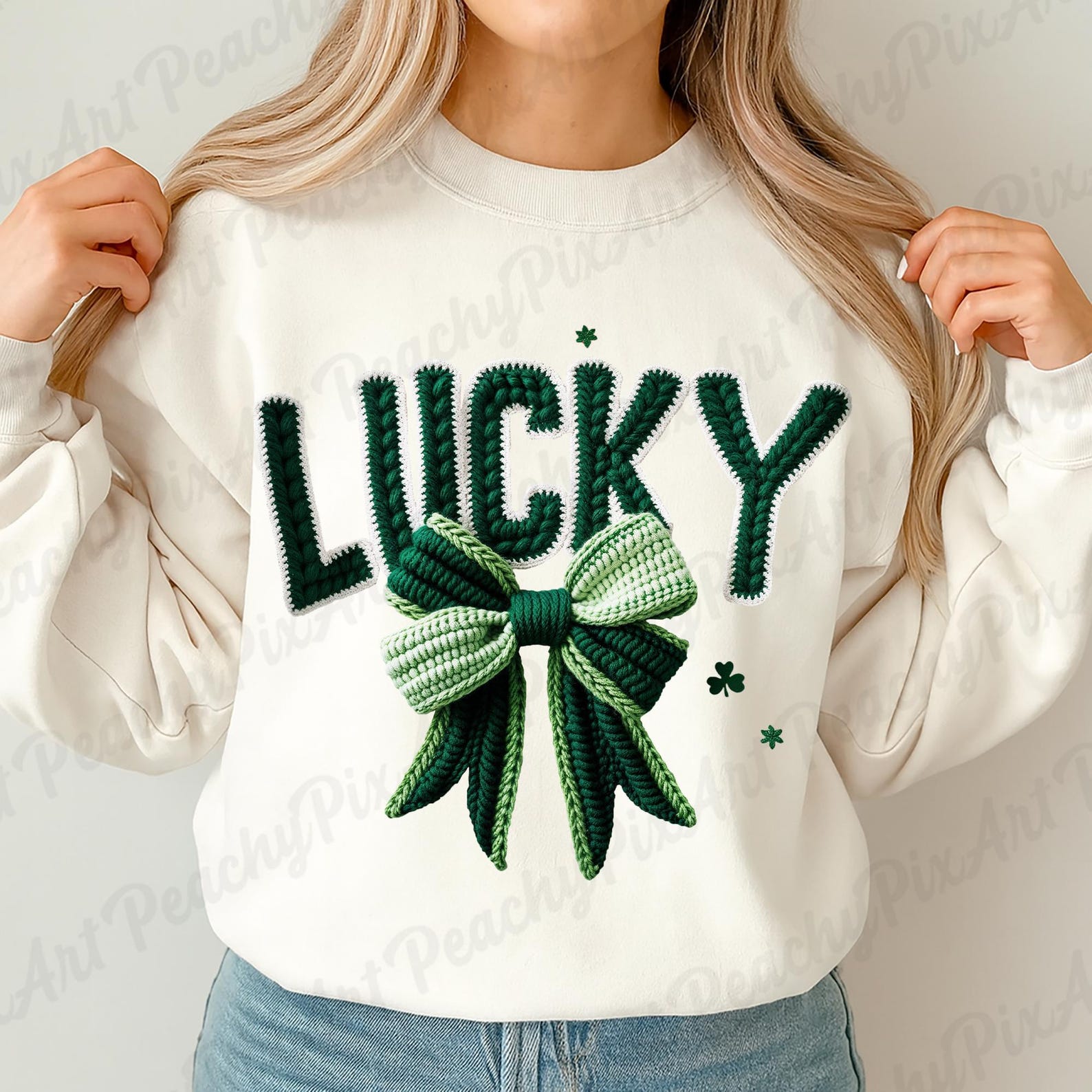 St Patrick's Png Bundle Faux Yarn Feeling Lucky Goose Blessed All ...