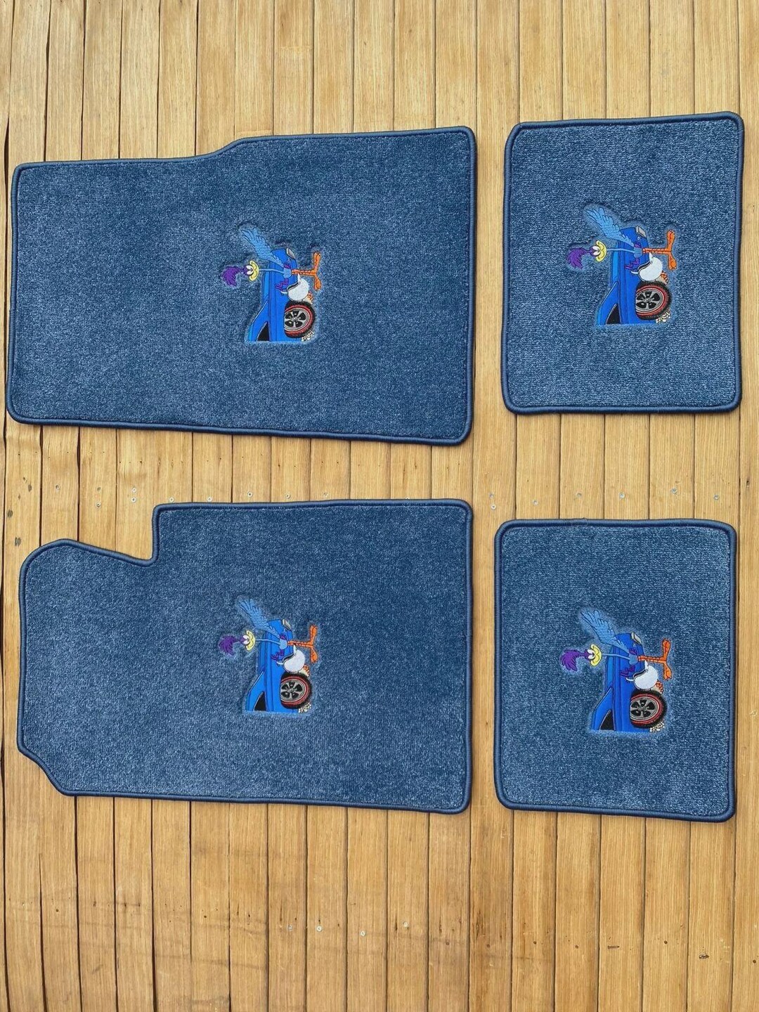 For Plymouth Road Runner Floor Mats Carpet Blue Set 4pcs 1968-75 - Etsy