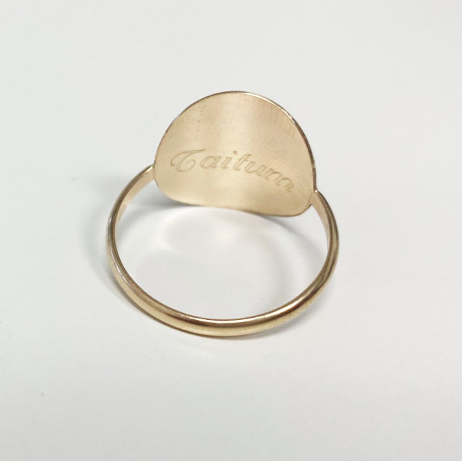 St. Christopher Ring 14K Gold Filled Religious Medallion | Etsy